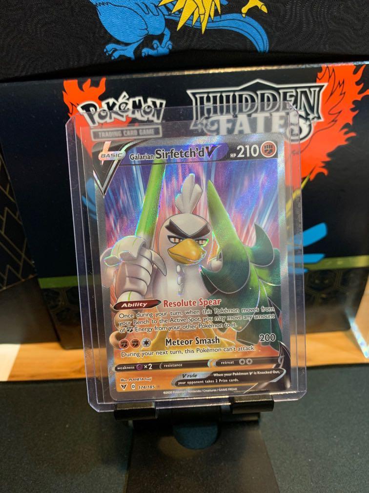 Pokemon Card - Galarian Sirfetch'd V - 174/185 - Full Art Ultra Rare ...