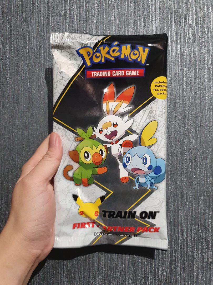 Pokemon TCG Card 25th Anniversary Oversized Galar First Partner Pack ...