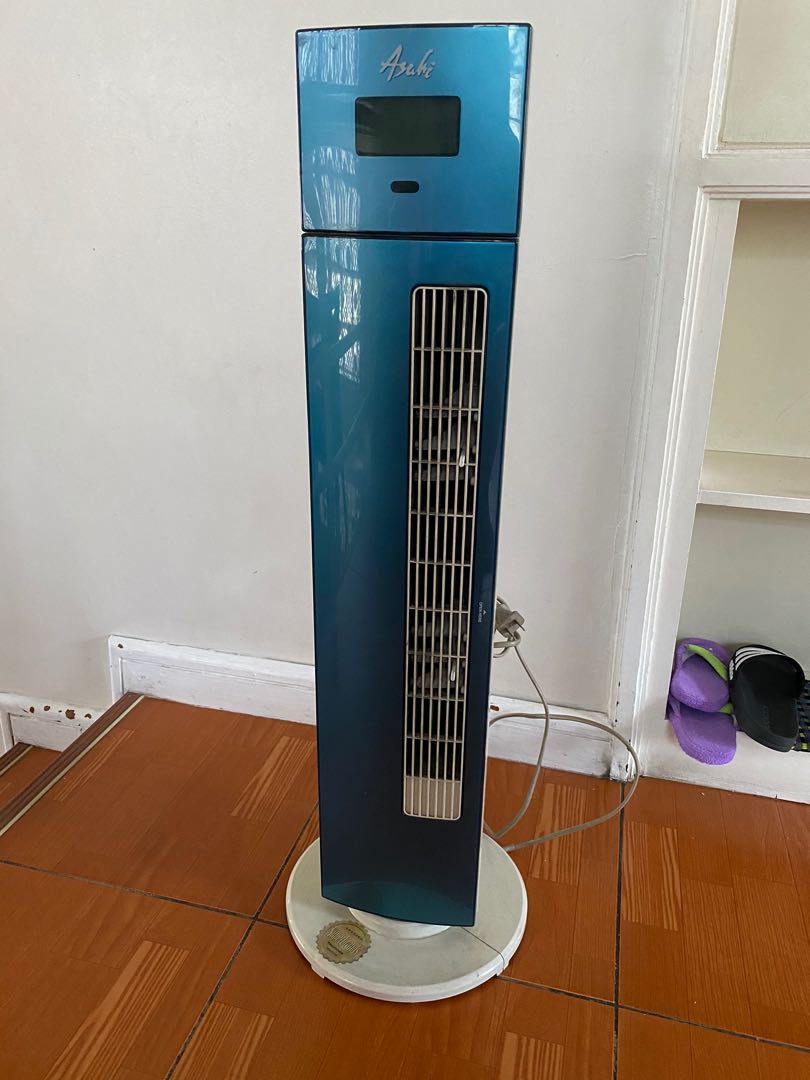 RUSH: Asahi tower fan 2nd hand, Furniture & Home Living, Lighting ...