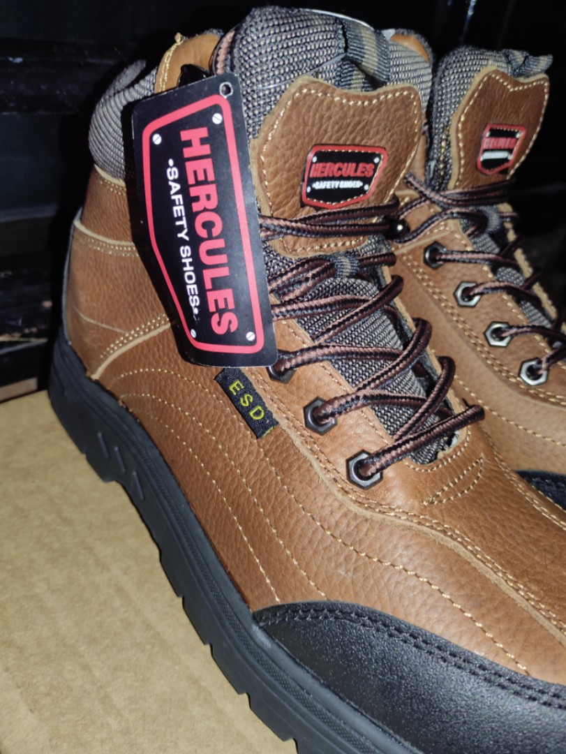Safety boot uk9 hercules leather, Men's Fashion, Footwear, Boots on ...