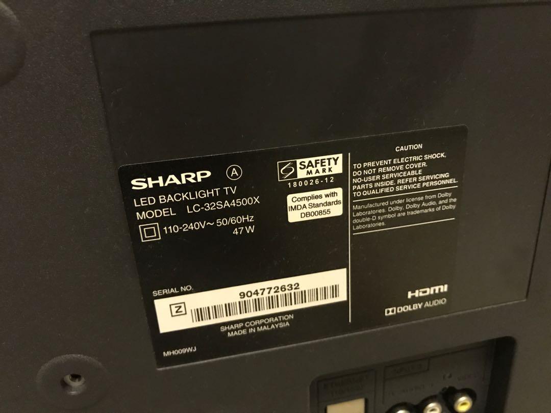 Sharp TV Controller, TV & Home Appliances, TV & Entertainment, TV Parts ...