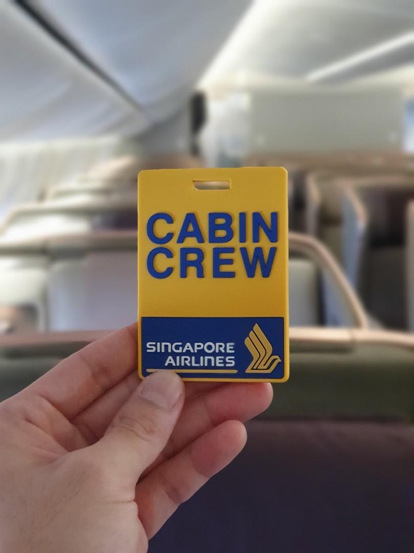 [SOLD OUT] SIA Cabin Crew Luggage Tag, Singapore Airlines (Flexible ...