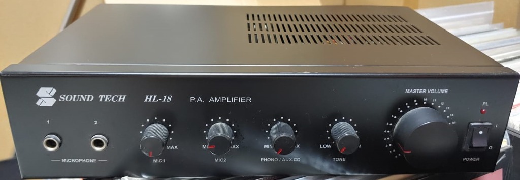 Sound Tech HL-18 PA. Mono Amplifier, Audio, Other Audio Equipment on ...