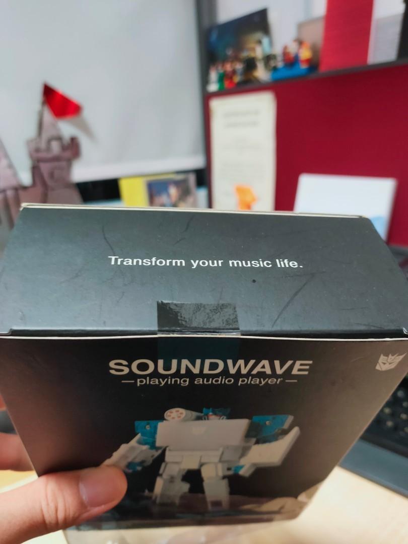 Transformers Music Label MP3 Player SOUNDWAVE (Spark Blue Version) NEW ...