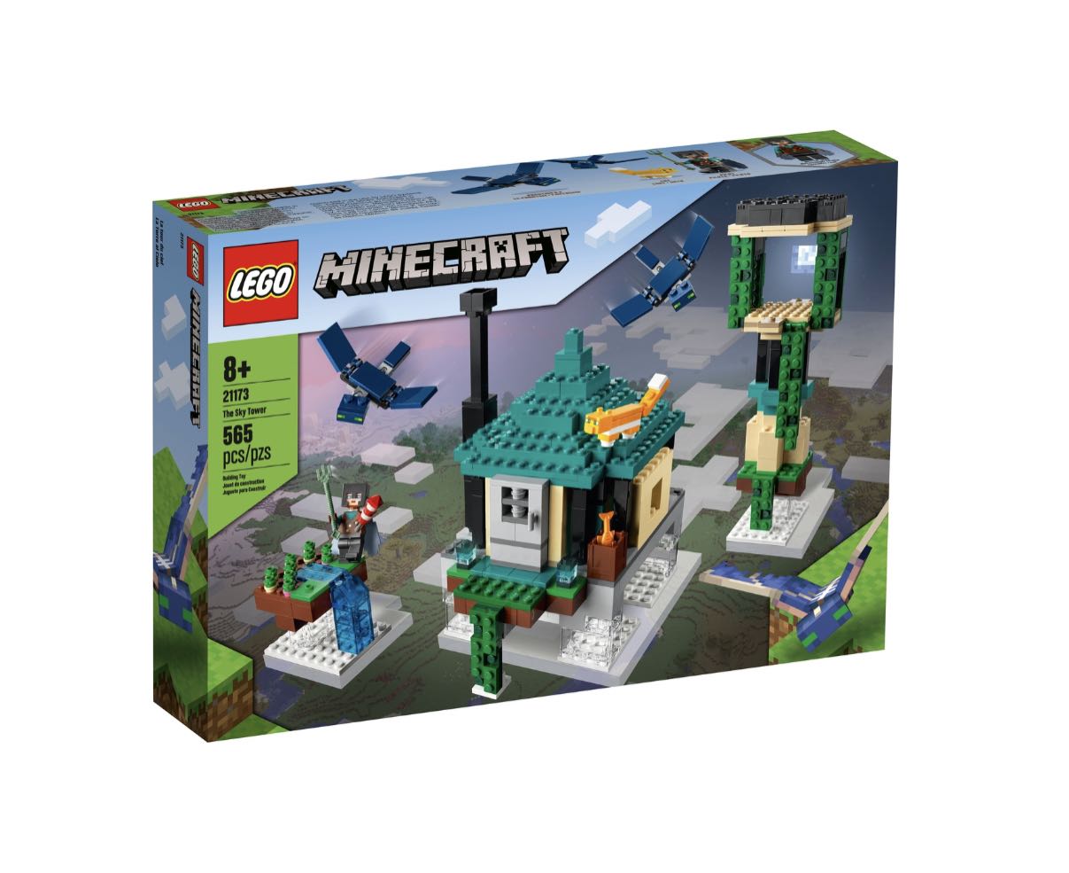 (Used) Lego Minecraft 21173 The Sky Tower, Hobbies & Toys, Toys & Games ...