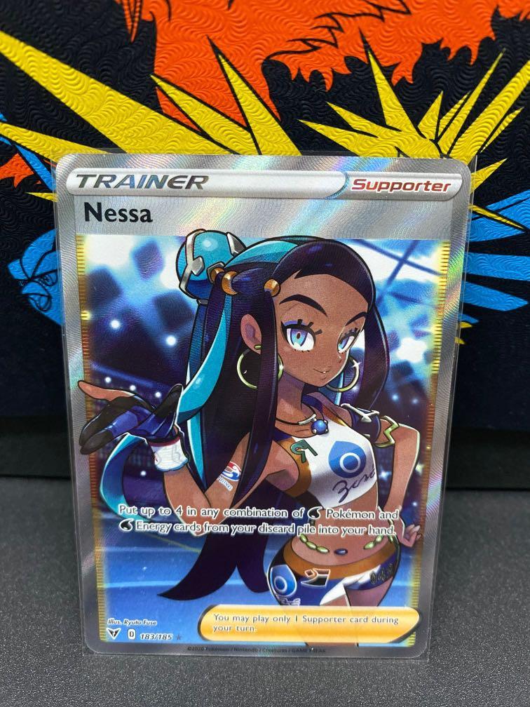 Vivid Voltage Nessa Full Art Trainer Card, Hobbies & Toys, Toys & Games on Carousell