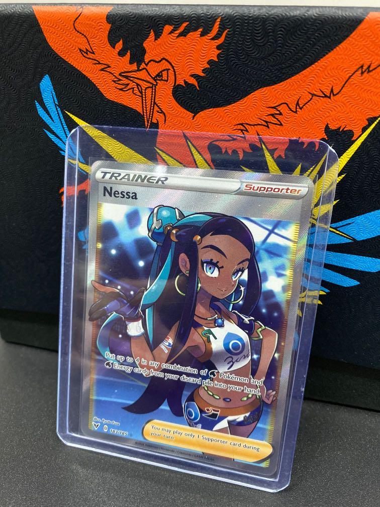 Vivid Voltage Nessa Full Art Trainer Card, Hobbies & Toys, Toys & Games on Carousell