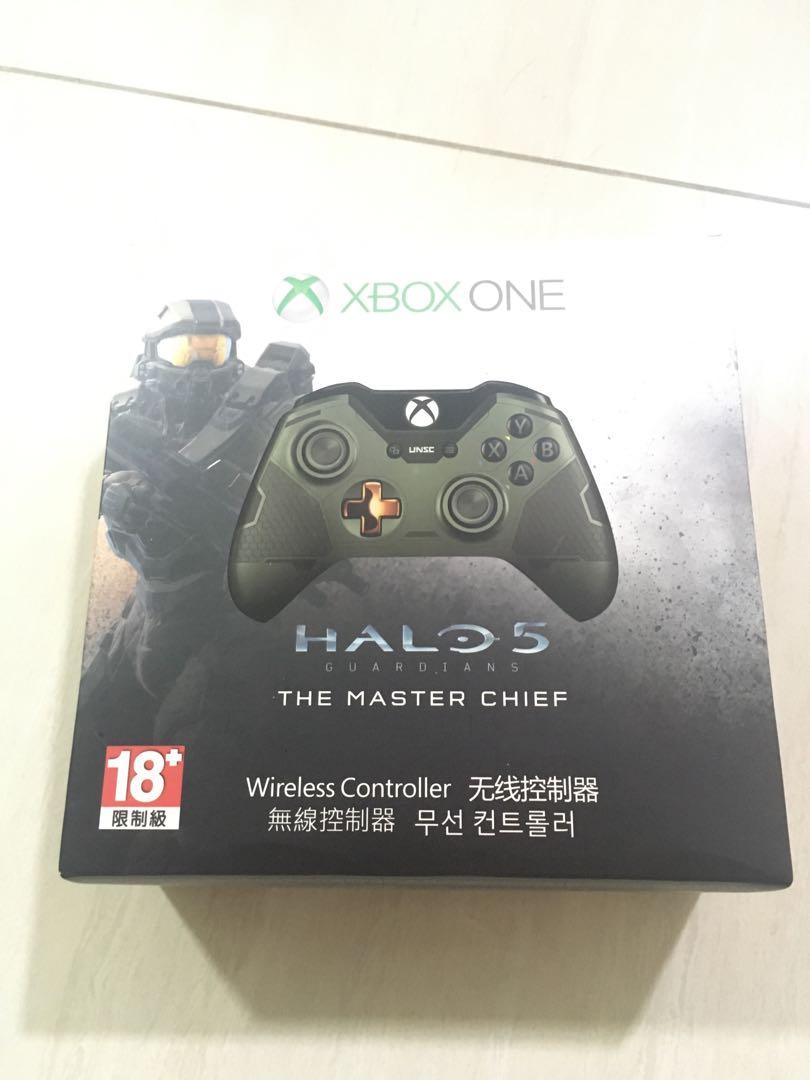 Xbox Controller Halo 5 Master Chief, Video Gaming, Gaming Accessories ...