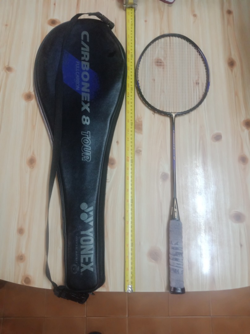 Yonex Carbonex 8 Tour Full Carbon Vintage old Racket, Sports Equipment, Sports & Games, Racket ...