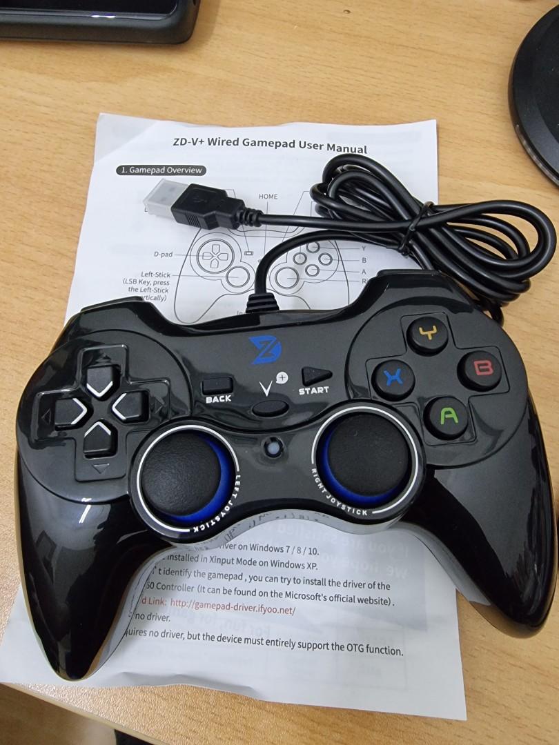 ZD-V+ USB Wired Gaming Controller Gamepad, Video Gaming, Gaming ...