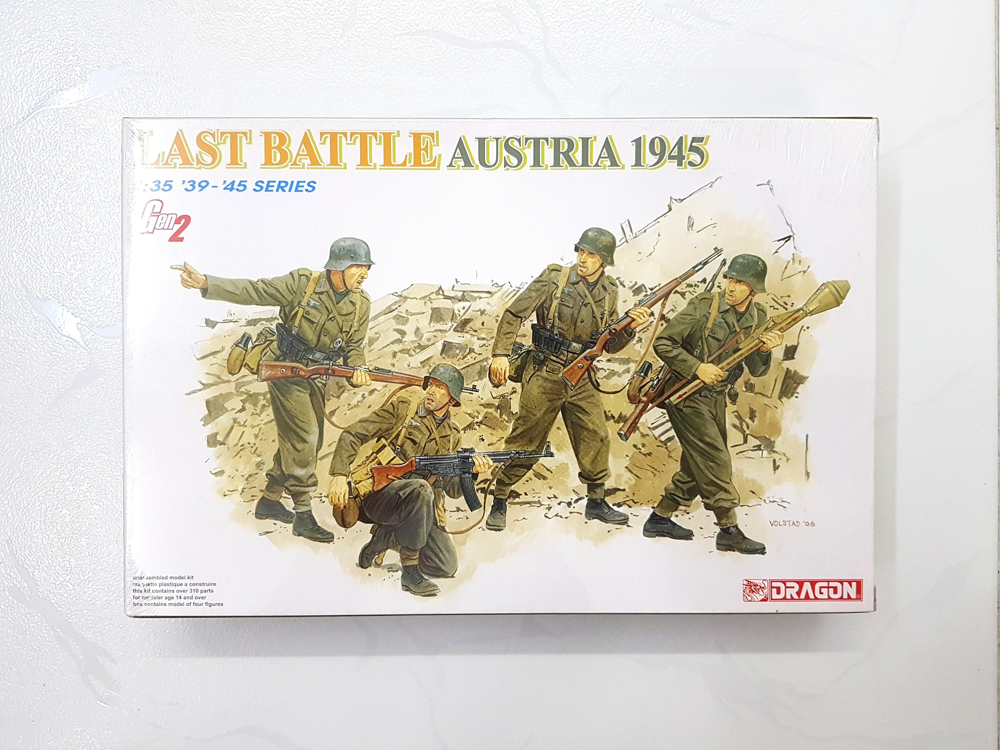 1/35 Dragon Gen2 #6278, German Last Battle Austria 1945 c/w 4 Figures ...