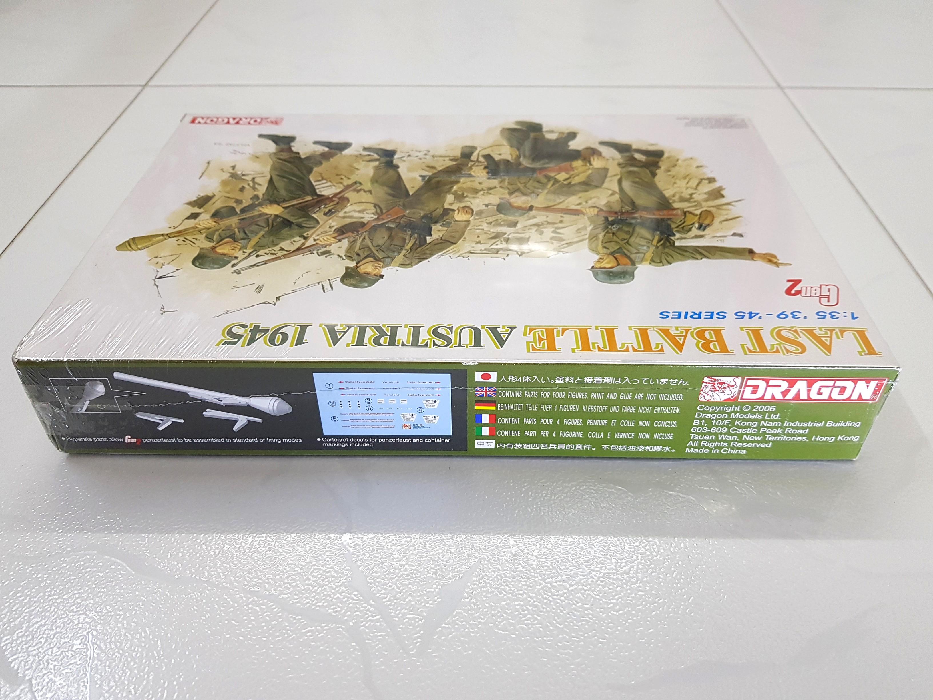 1/35 Dragon Gen2 #6278, German Last Battle Austria 1945 c/w 4 Figures ...