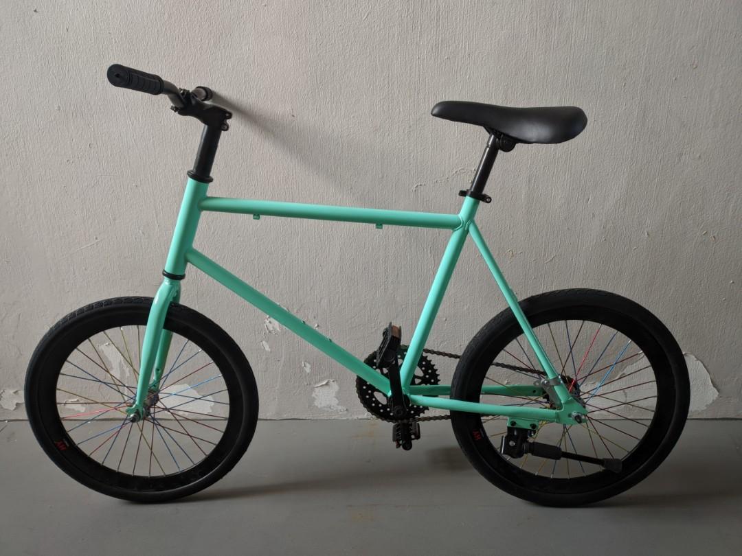 20 inch Tiffany blue fixie, Sports Equipment, Bicycles & Parts ...