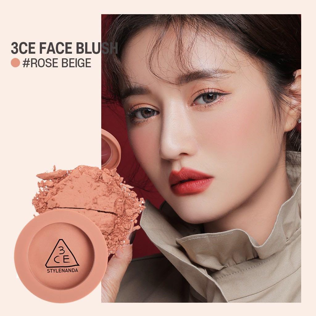3ce face blush rose beige, Beauty & Personal Care, Face, Makeup on Carousell
