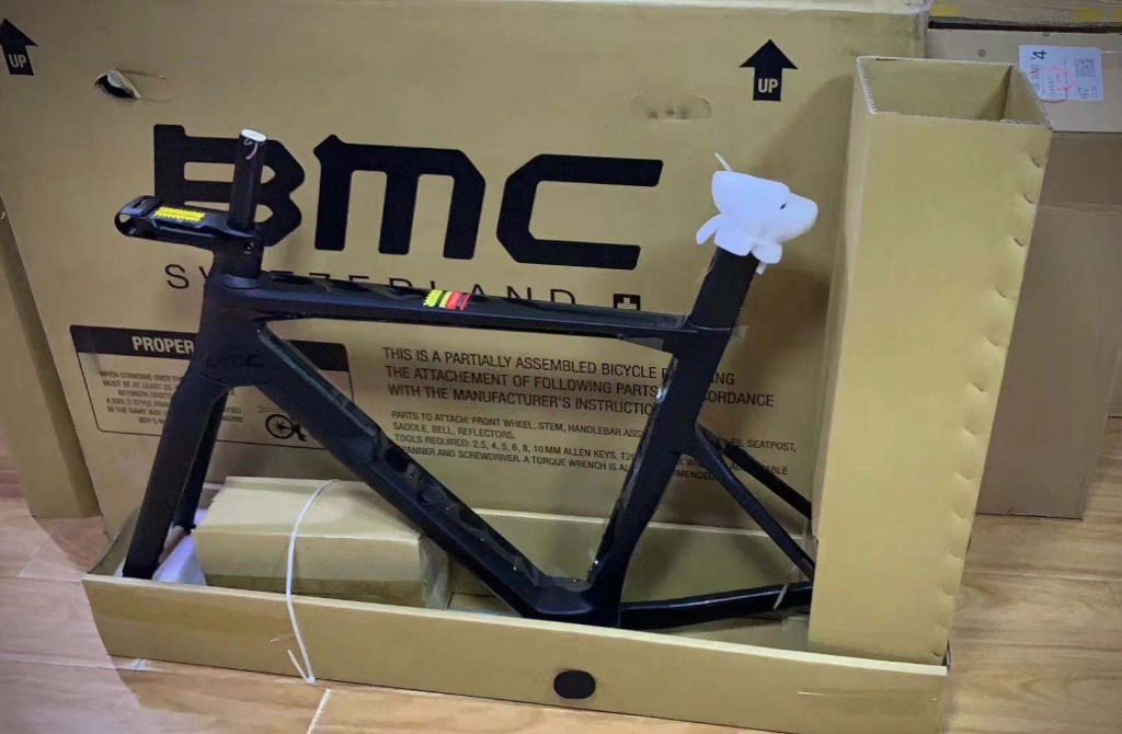 全新 brand new BMC TIME MACHINE ROAD DISC AERO frameset 頂級碟煞破風車架 (可砌車/can ...