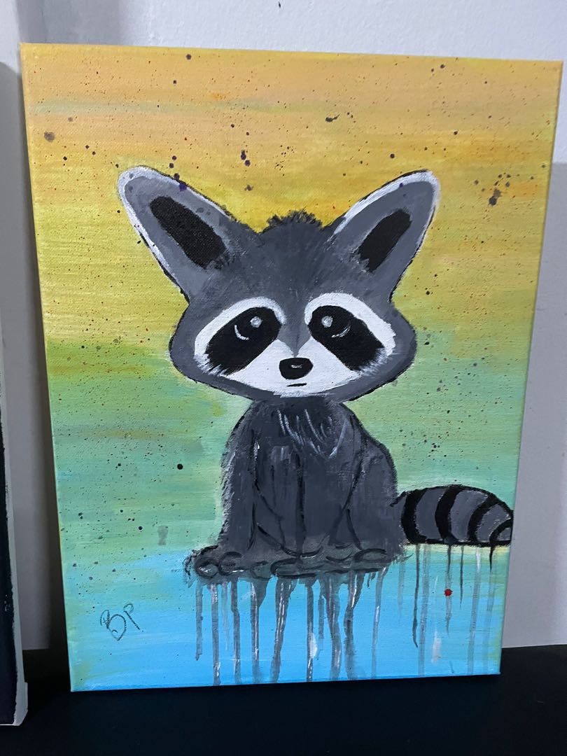 Acrylic Painting by local artist, Hobbies & Toys, Stationery & Craft ...