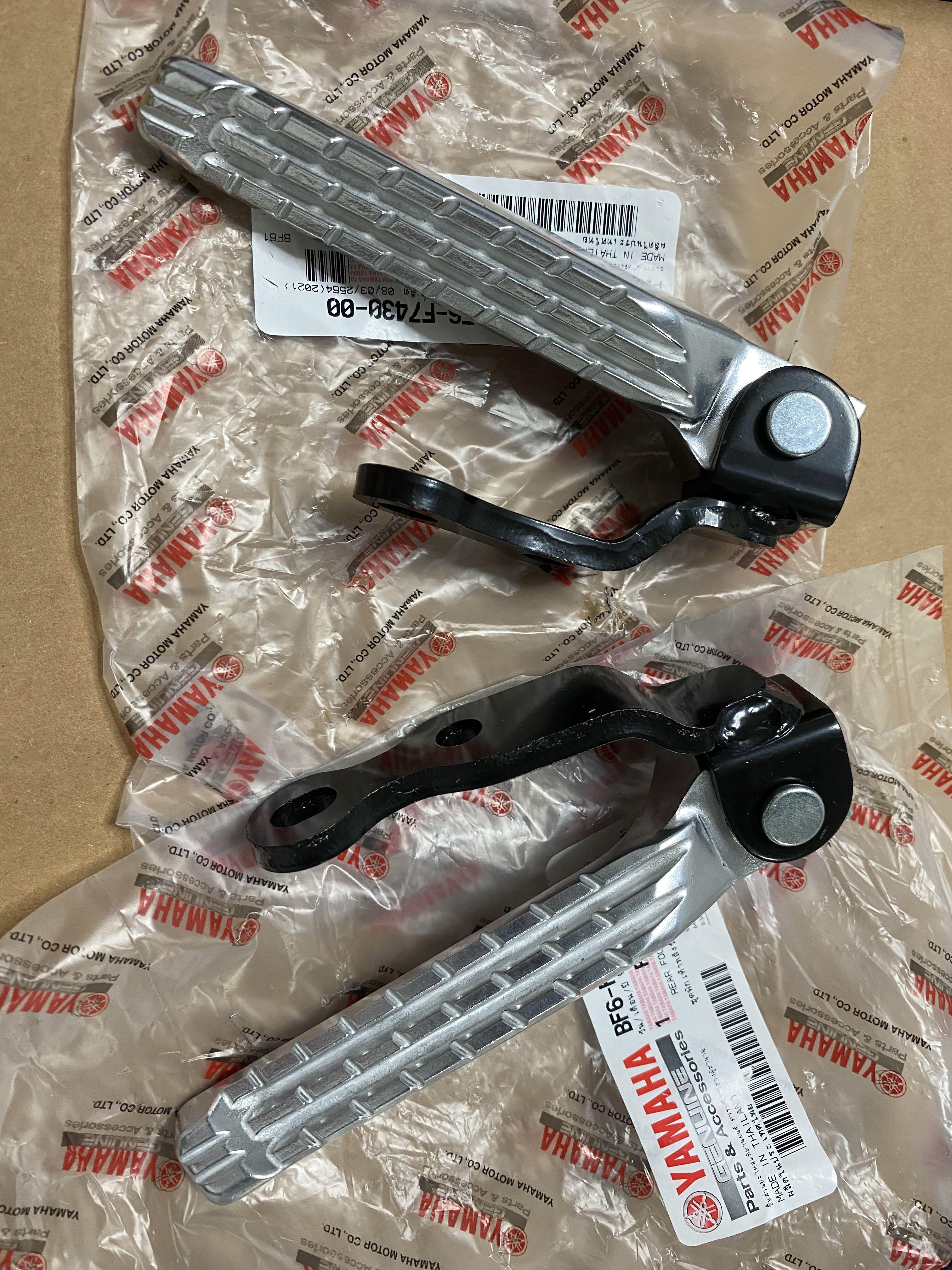 Aerox rear footrest, Motorcycles, Motorcycle Accessories on Carousell