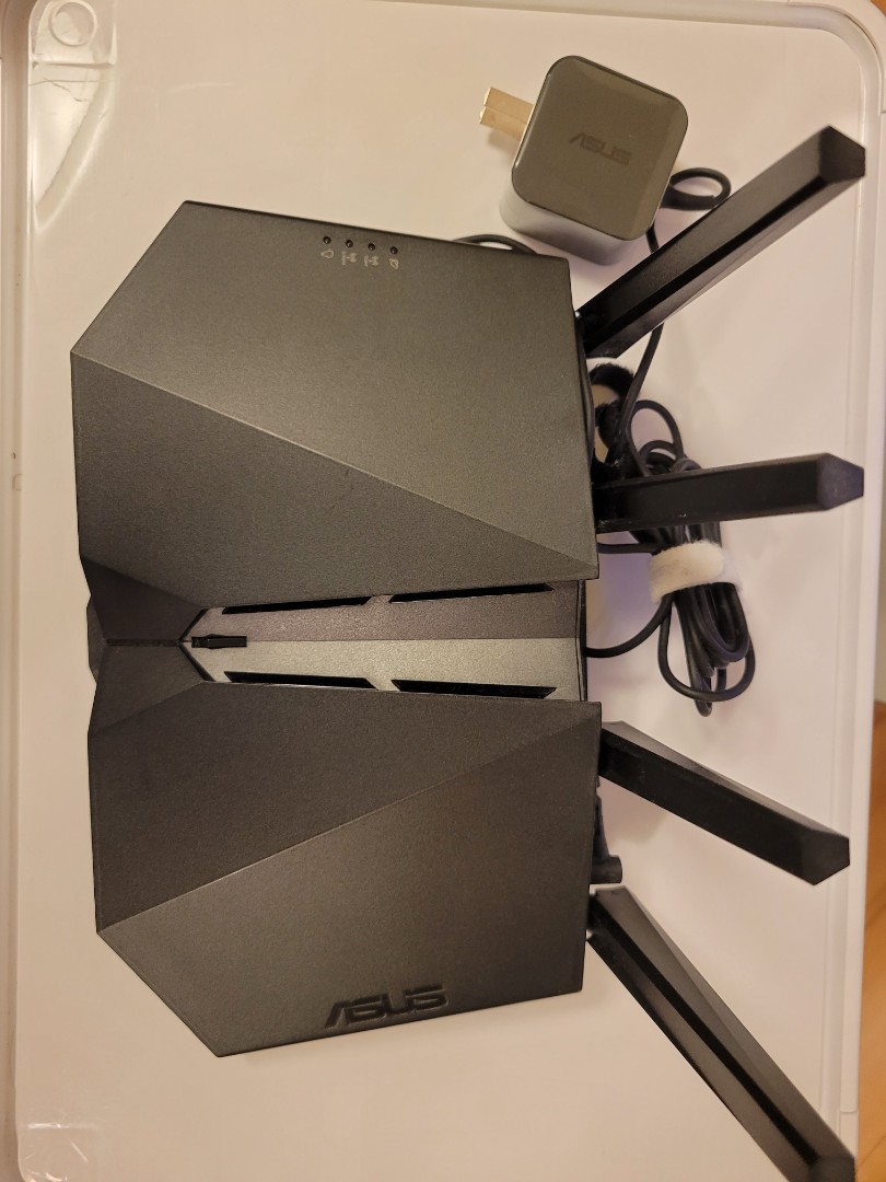 Asus ax82u wifi6 rounter ax 無線路由器-水貨, 電腦＆科技, 電腦周邊及配件, Wifi及上網相關產品 ...