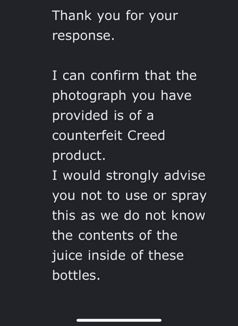 Beware! Counterfeit perfume set, Beauty & Personal Care, Fragrance ...