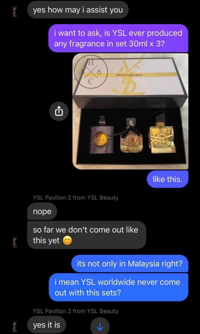 Beware! Counterfeit perfume set, Beauty & Personal Care, Fragrance ...