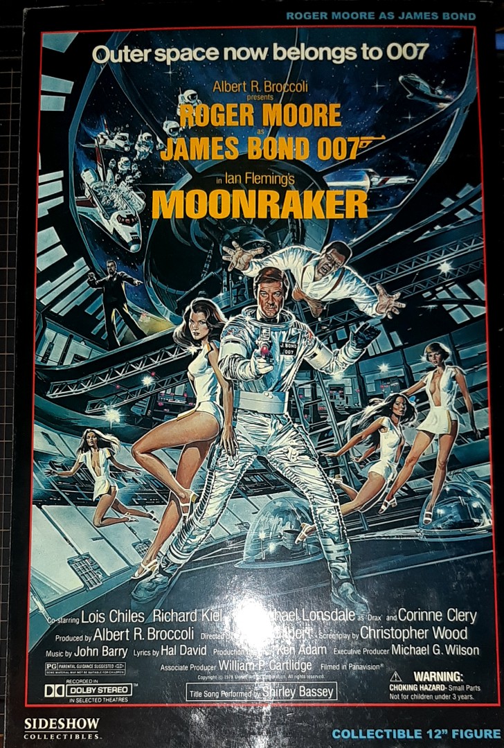 [BNIB] Sideshow Collectibles Roger Moore James Bond 007 Moonraker 12 ...