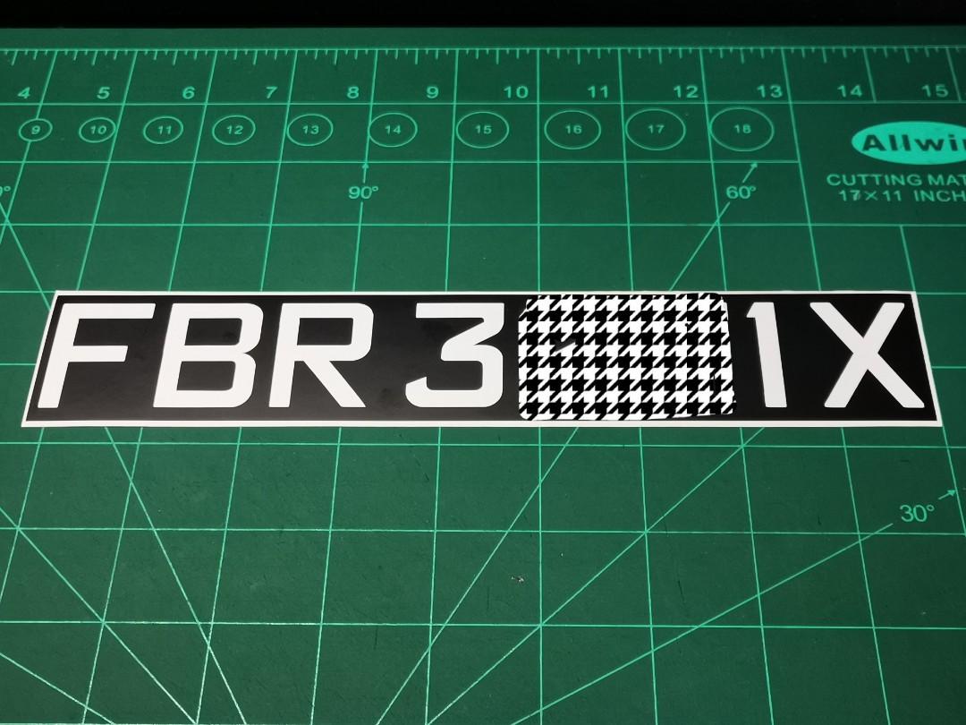 Customer Orders: LTA Compliant Motorcycle Number License Plates ...