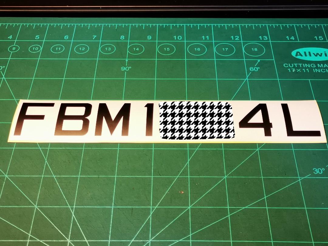 Customer Orders: LTA Compliant Motorcycle Number License Plates ...