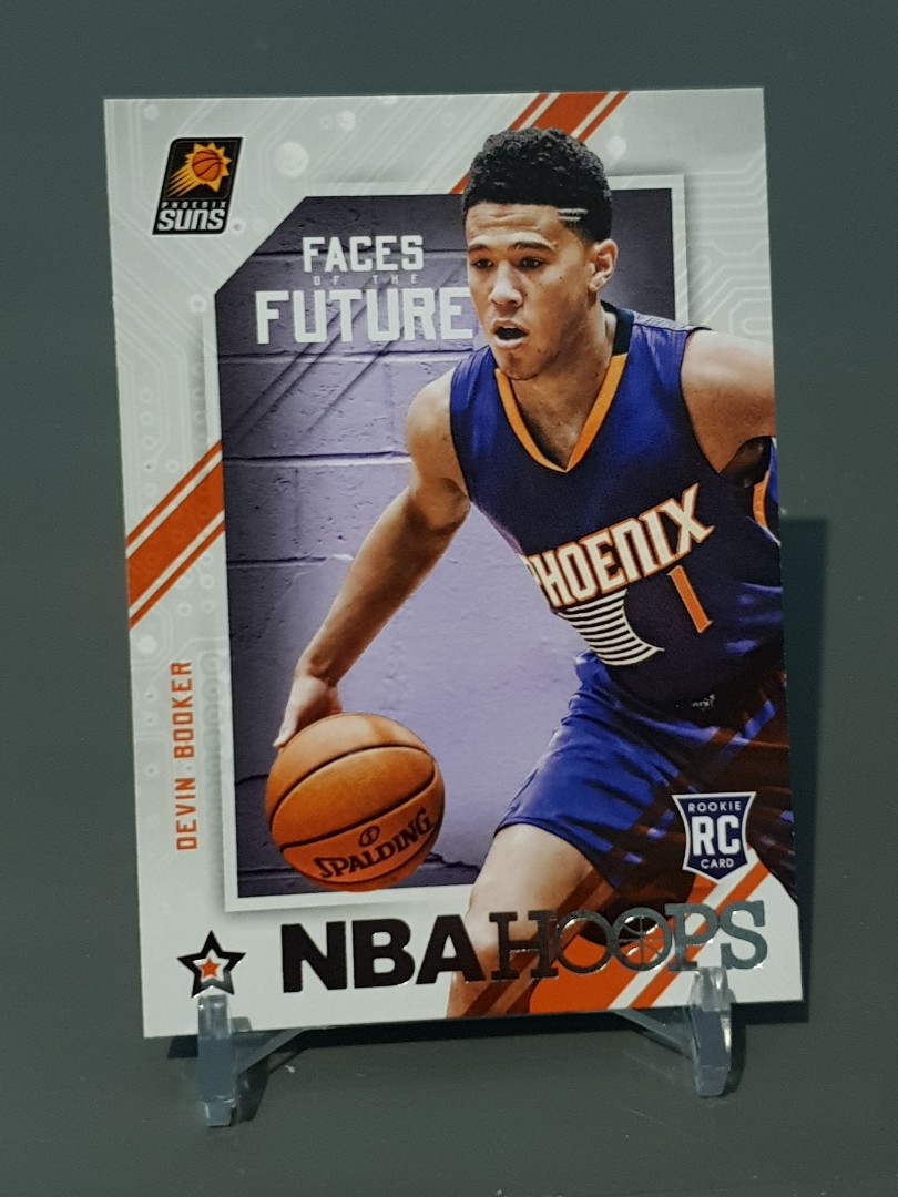 Devin Booker RC 2015-16 NBA Hoops Faces of the Future #11 not jordan ...