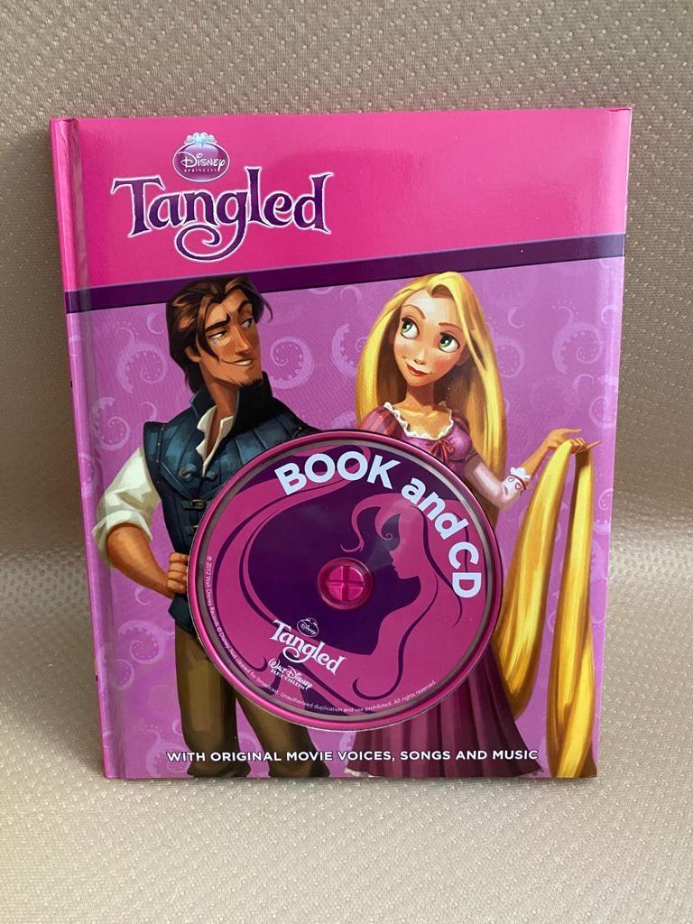 Disney Tangled Story book with Auido CD, Hobbies & Toys, Books ...