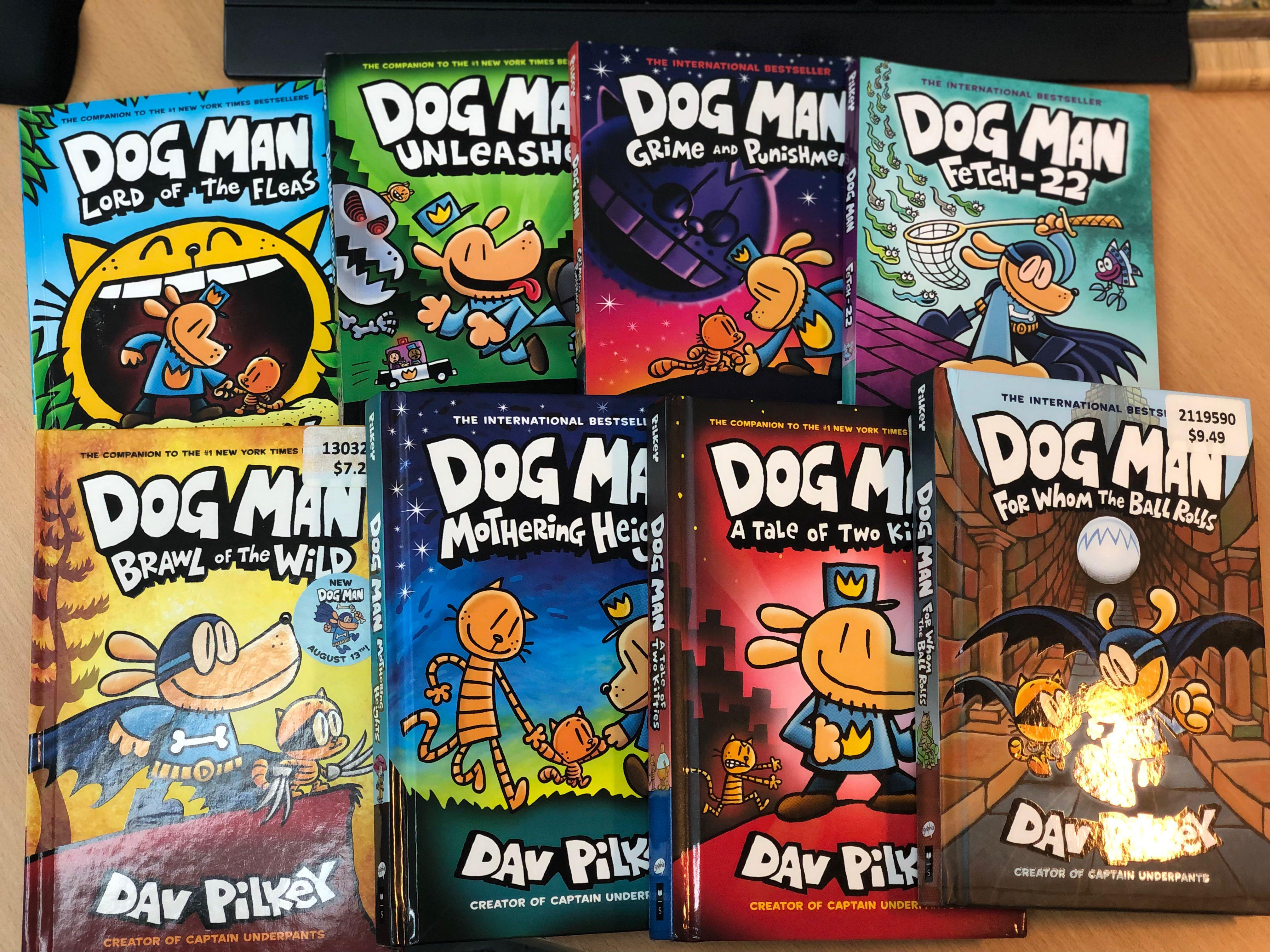 Dog Man (Set of 8 books), 書本 & 文具, 小朋友書 - Carousell