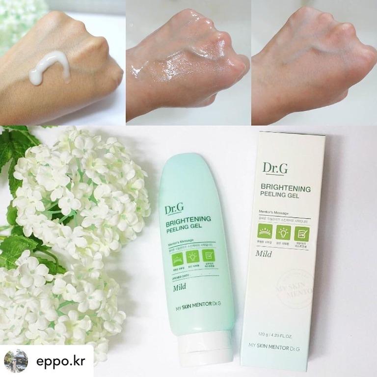 現貨｜DR.G 溫和亮白去角質啫喱 Brightening Peeling Gel 120g, 美容＆化妝品, 健康及美容 - 皮膚護理 ...