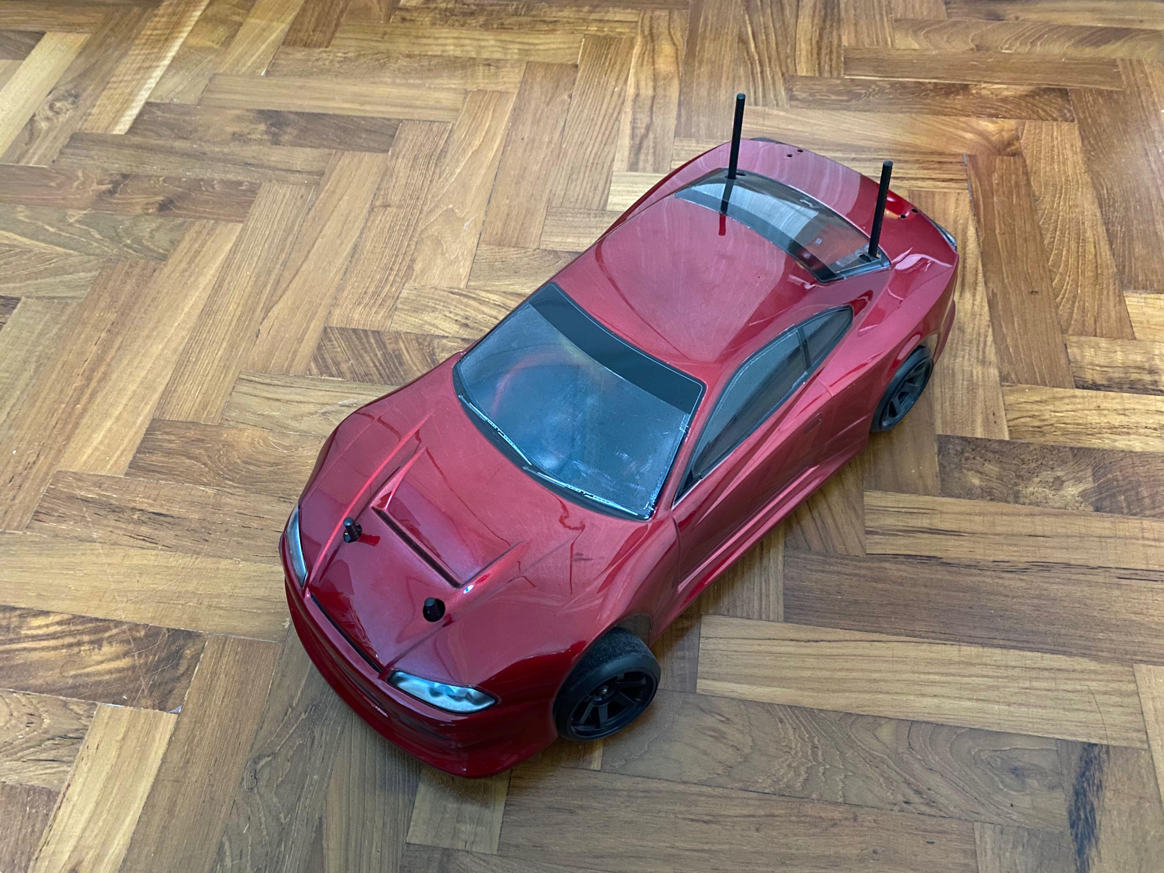 HPI 1/10 Scale RC Drift Vertex Widebody Nissan Silvia S15 Spec R ...