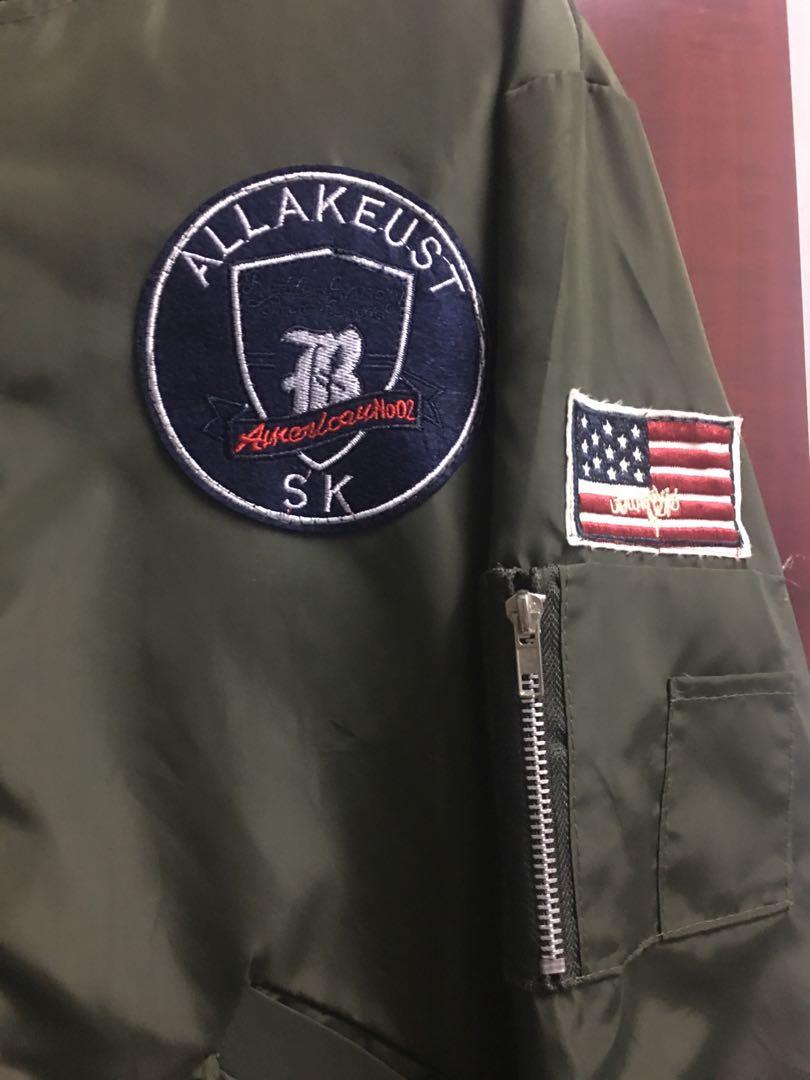 Jacket Bomba Viral, Women's Fashion, Tops, Longsleeves on Carousell