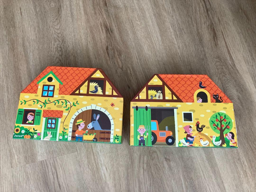 Janod Story Box Farm, Hobbies & Toys, Toys & Games on Carousell