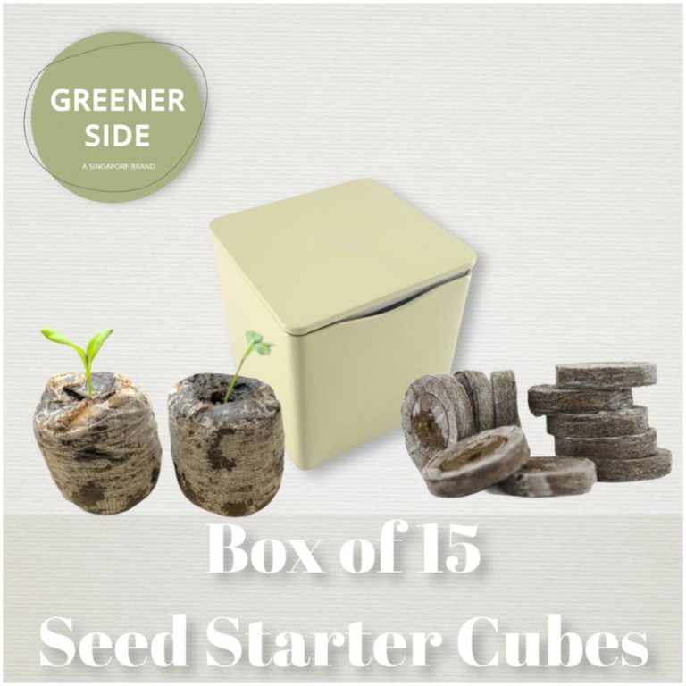 Jiffy Peat Pellets | A box of 15 Seed Starter Cubes | Grow Seedling ...