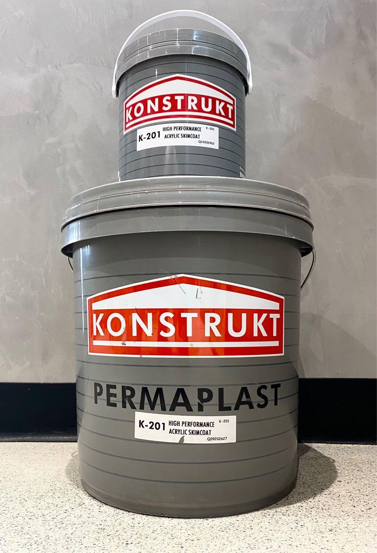 Konstrukt k201 acrylic skimcoat, Commercial & Industrial, Construction ...