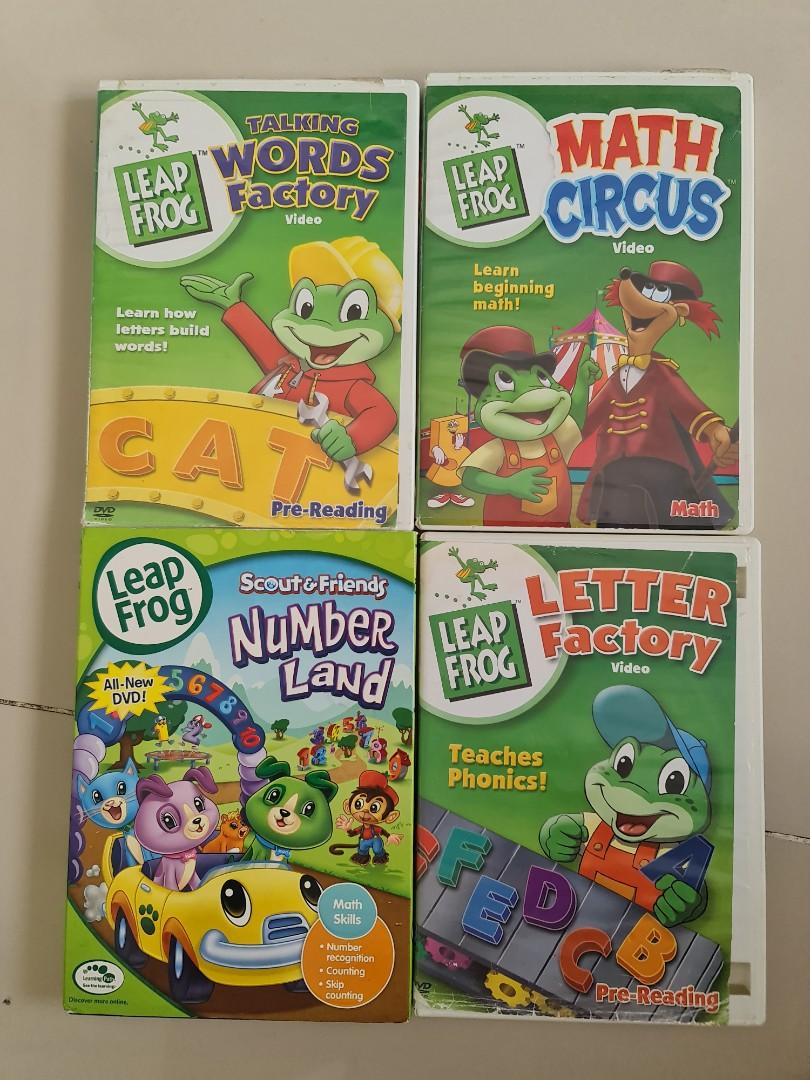 Leap frog dvds talking words math circus letter factory numberland ...