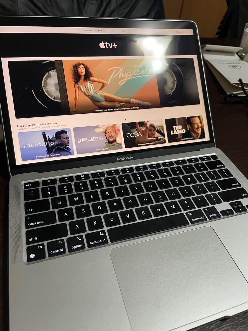 M1 Macbook Air 2020 Silver 13 Inch 256GB SSD 8GB RAM, Computers & Tech ...