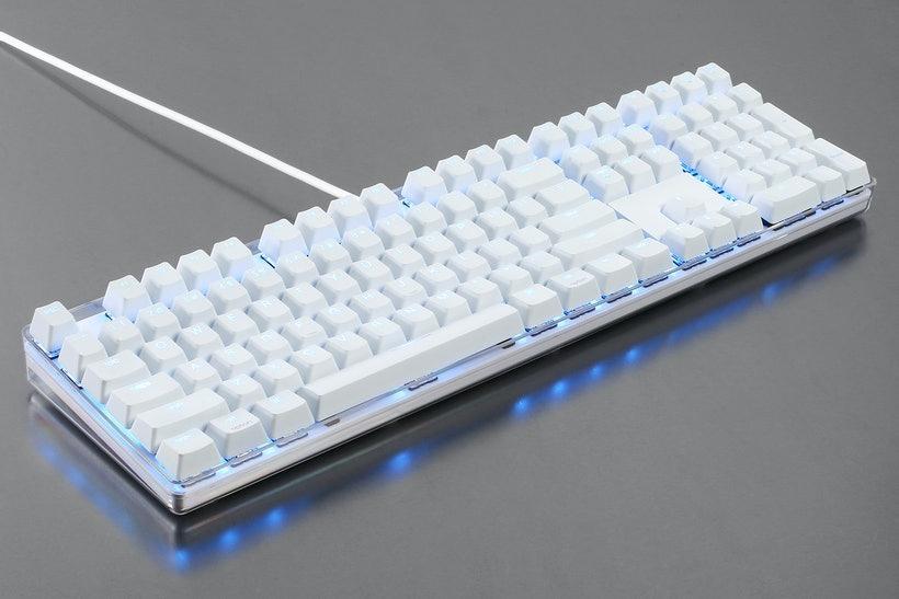 Mechanical Keyboard 108-Key MagicForce Crystal 108鍵 青軸冰藍光, 電腦＆科技, 電腦周邊及 ...