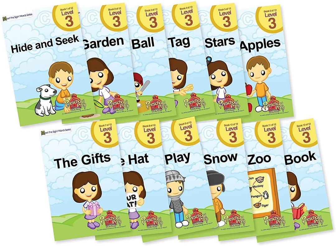 Meet the Sight Words - Level 3 - Easy Reader Books (boxed set of 12 ...