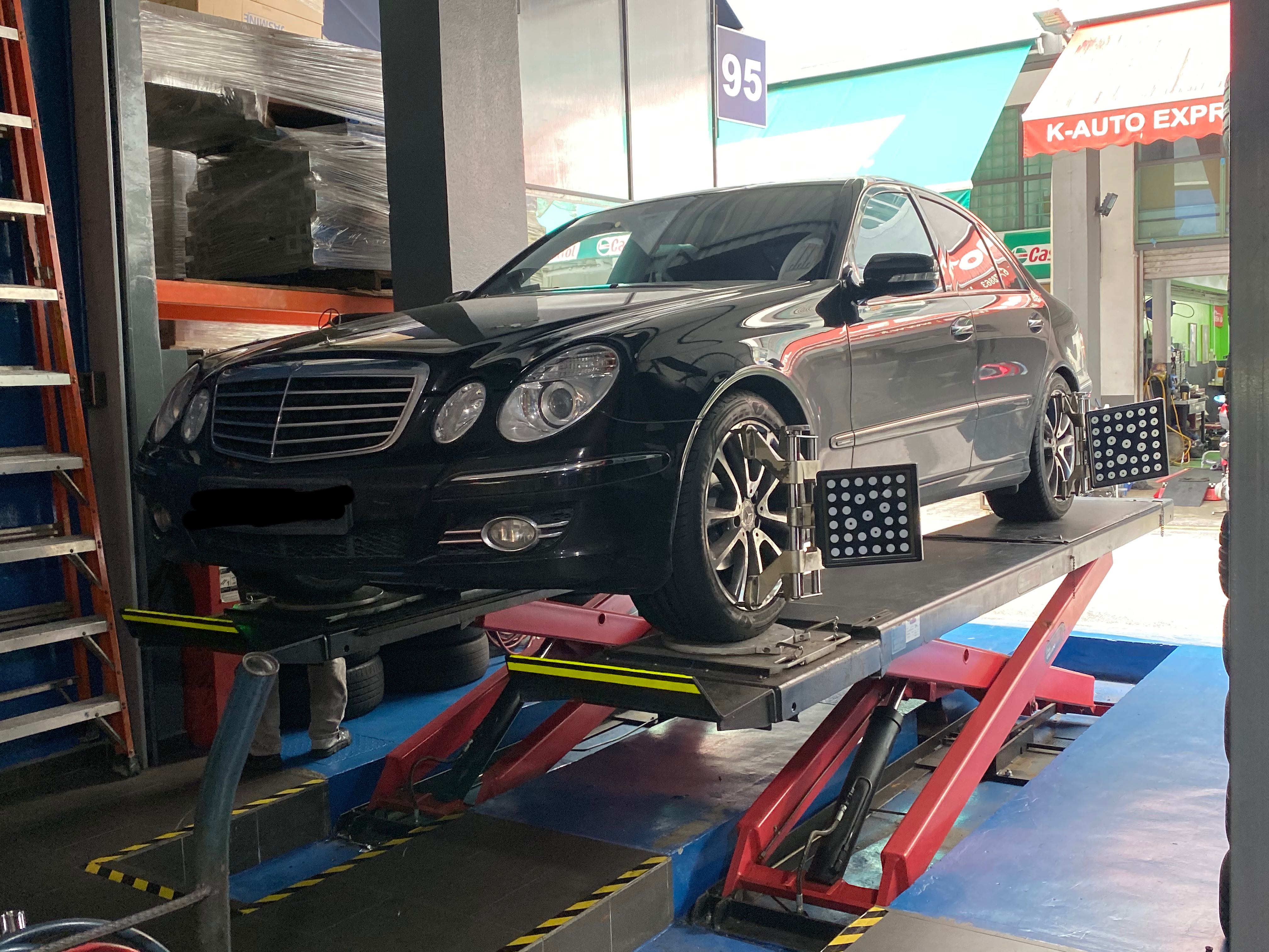 Mercedes Benz 4 wheels alignment, Car Accessories, Tyres & Rims on ...
