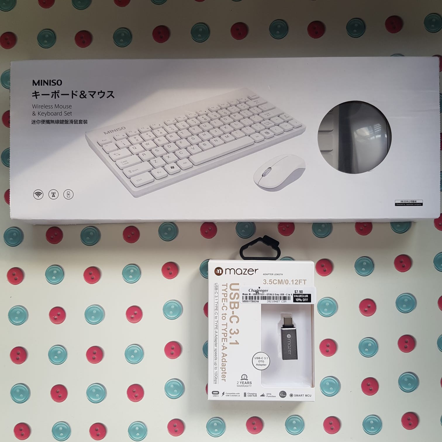 Miniso Wireless Mouse & Keyboard Set, Computers & Tech, Parts ...