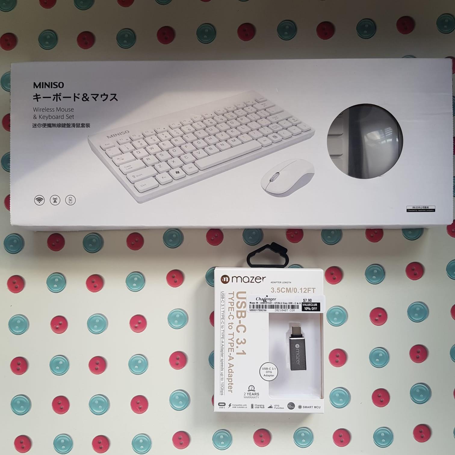 Miniso Wireless Mouse & Keyboard Set, Computers & Tech, Parts ...