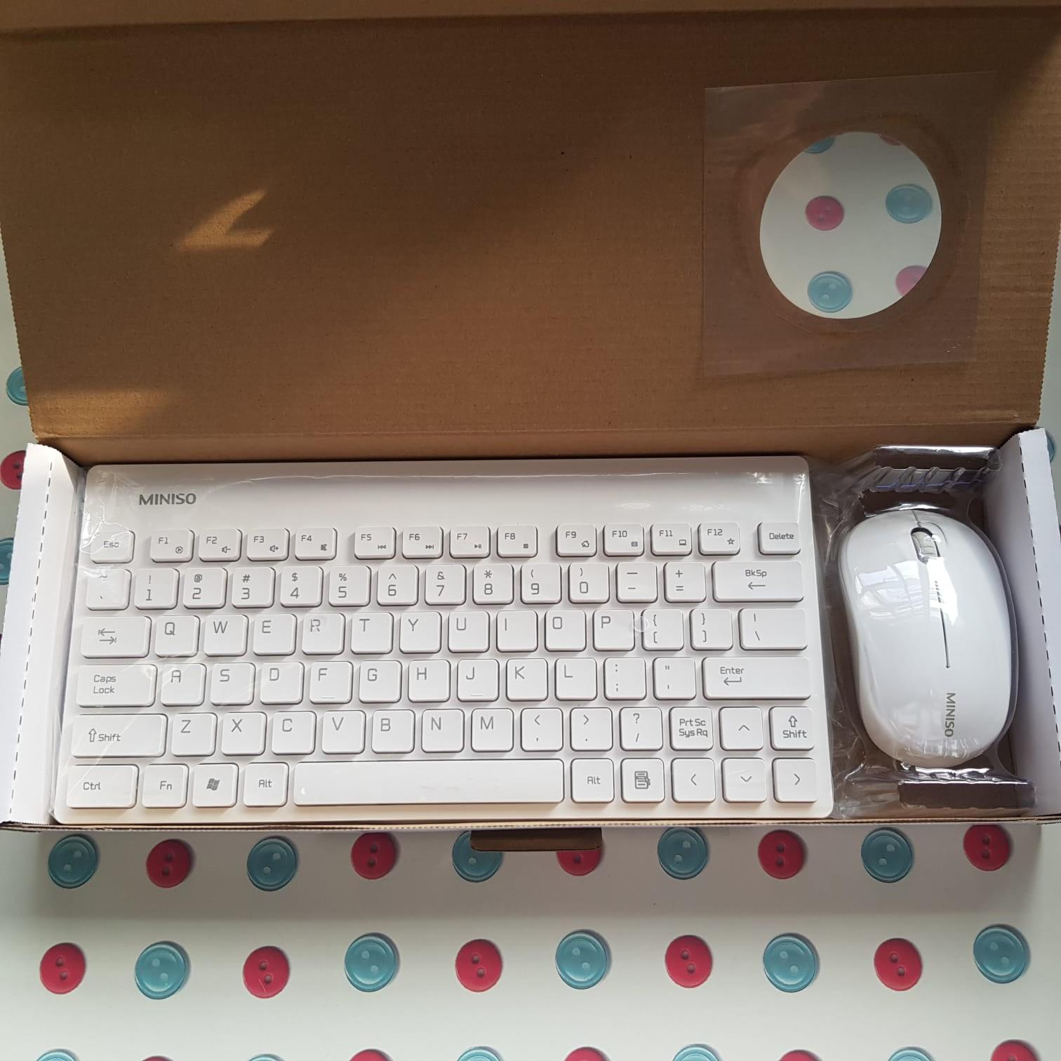 Miniso Wireless Mouse & Keyboard Set, Computers & Tech, Parts & Accessories, Computer Keyboard ...