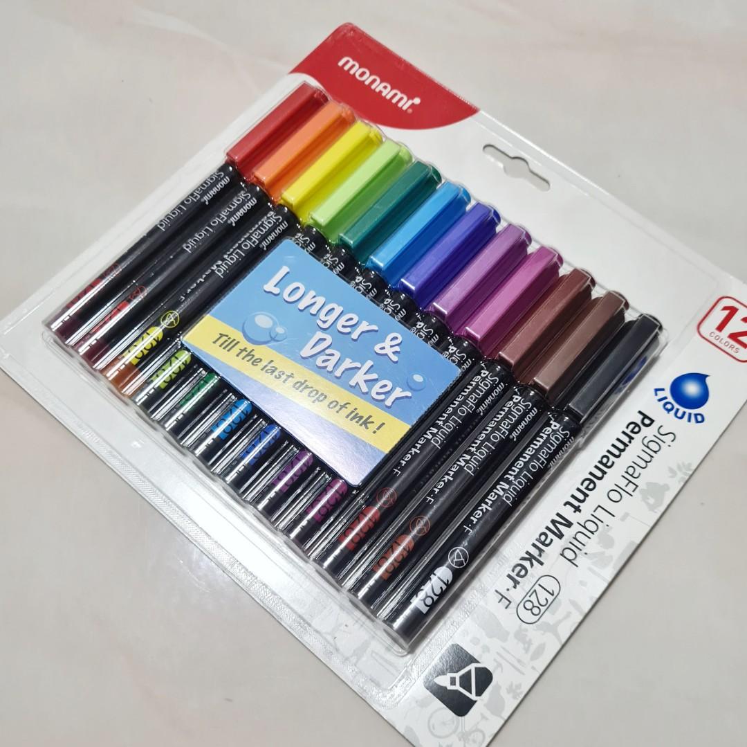 Monami color markers, Hobbies & Toys, Stationery & Craft, Craft ...
