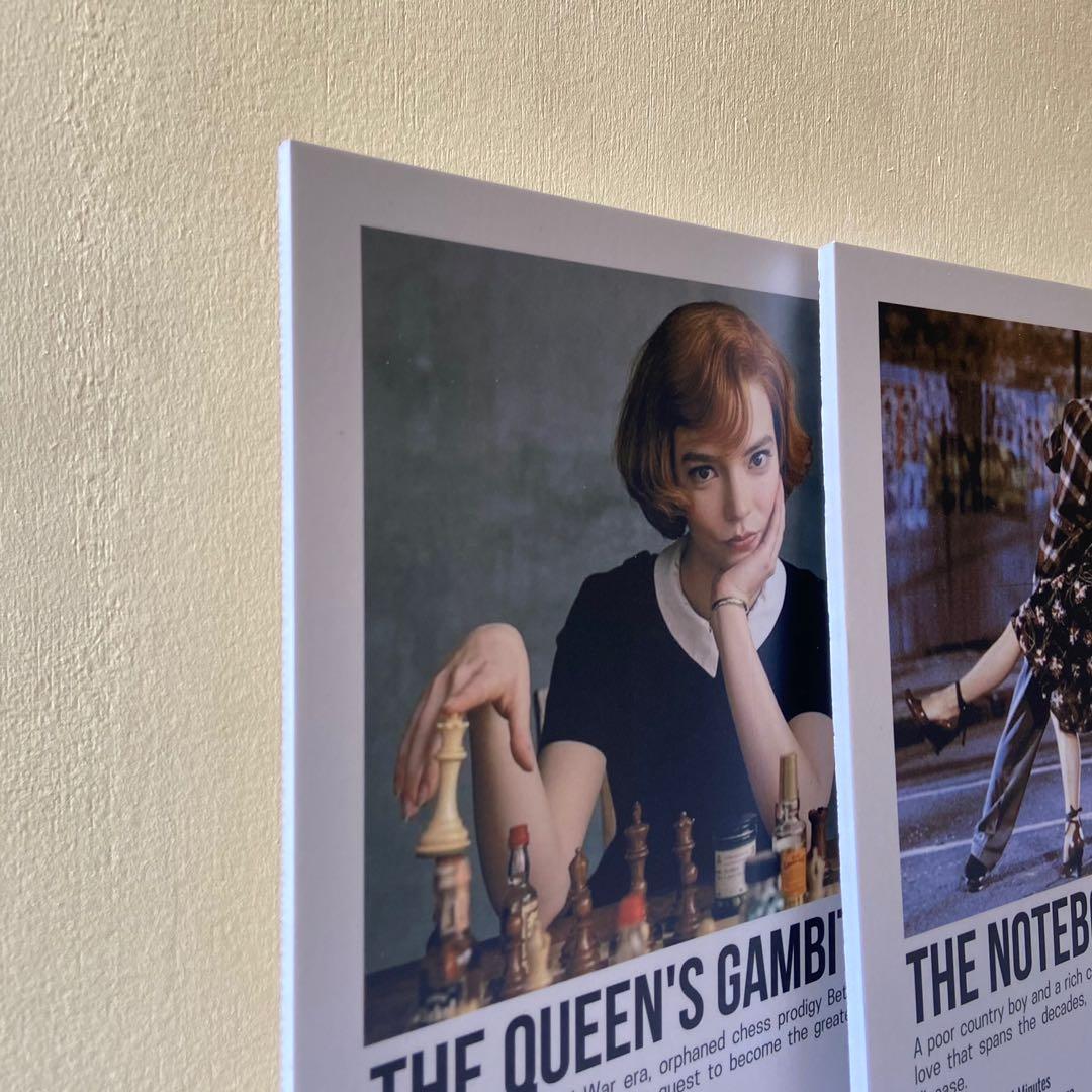 Movie Poster Board (The Notebook, Queen’s Gambit), Hobbies & Toys ...