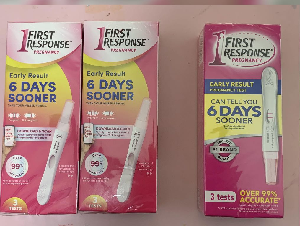 New First Response Pregnancy Test kits 3s nt guardian clearblue ...