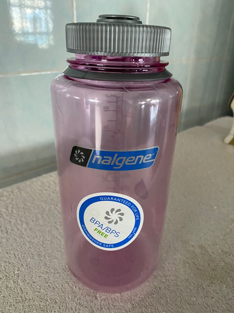 New nalgene pink 1l water bottle, Furniture & Home Living, Kitchenware ...