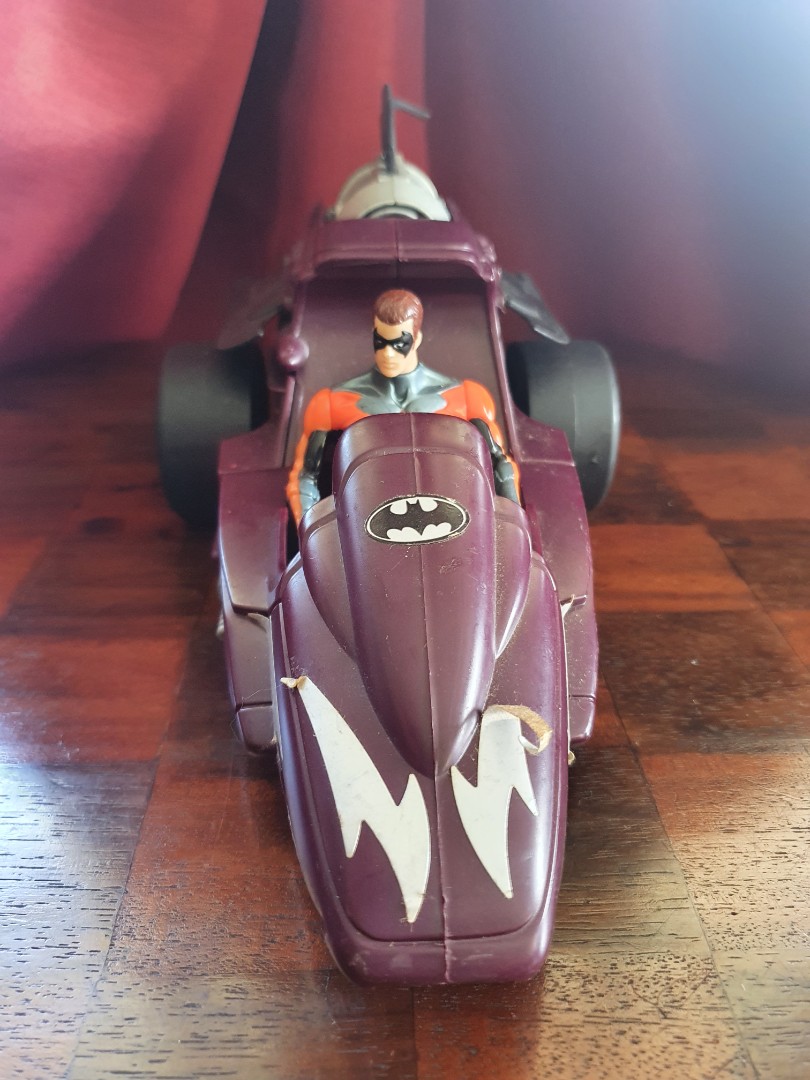 Nightwing car+action figure, Hobbies & Toys, Memorabilia & Collectibles ...