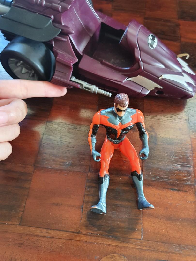 Nightwing car+action figure, Hobbies & Toys, Memorabilia & Collectibles ...
